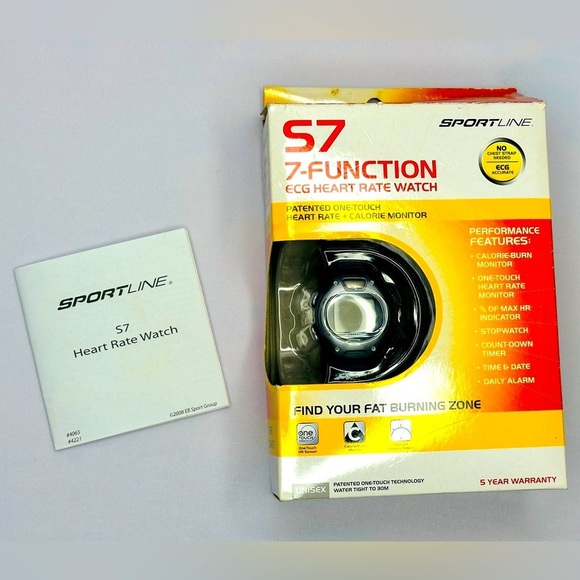 Sportline | Accessories | New With Box Sportline S7 7function Ecg Heart ...